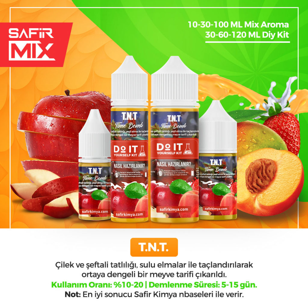 Time Bomb TNT Mix Aroma | Safir Kimya